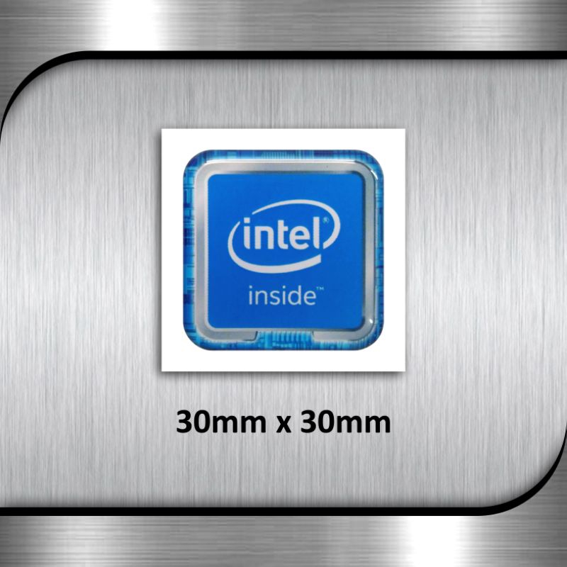 Sticker Embossed Intel Inside | Shopee Philippines
