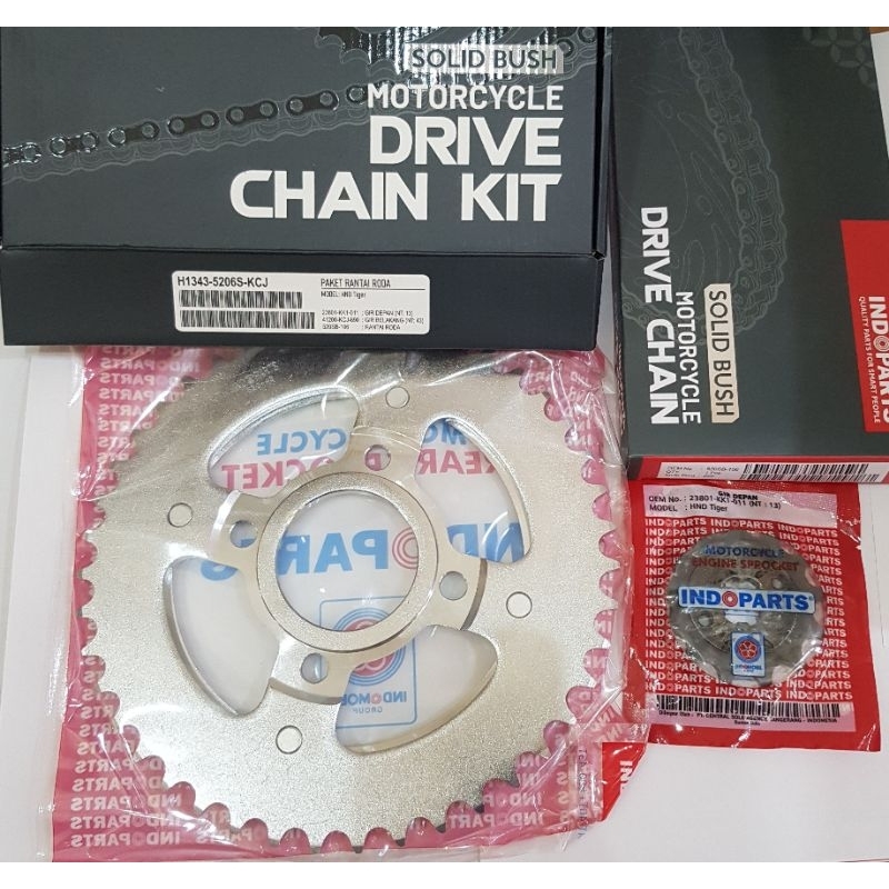GEAR SET / H1343-5206S-KCJ / HONDA TIGER / KCJ / GEAR PACKAGE + CHAIN ...
