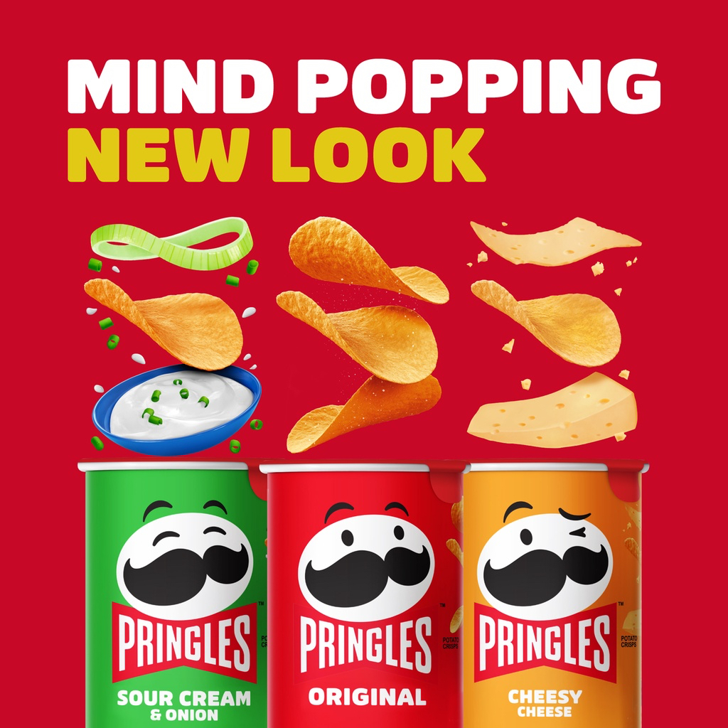 PRINGLES MINI Potato Chips Original / Sour & Cream / Cheese 42 Grams ...