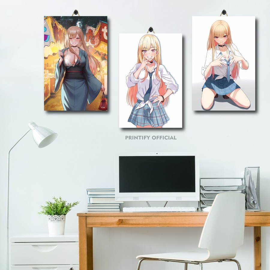 HIASAN DINDING KAYU Anime ROOM DECORATION WAIFU KAWAII SHINJU INUI ...