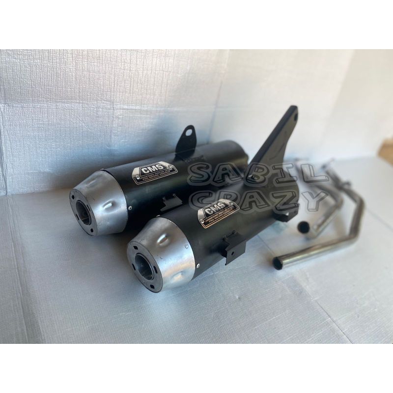 Muffler copy CMS+end muffler Click Beat Mio PCX Nmax Aerox Tojiro Genio ...