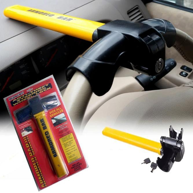 T Armored Bar Original Car Safety Steering Wheel Steering Wheel Lock ...