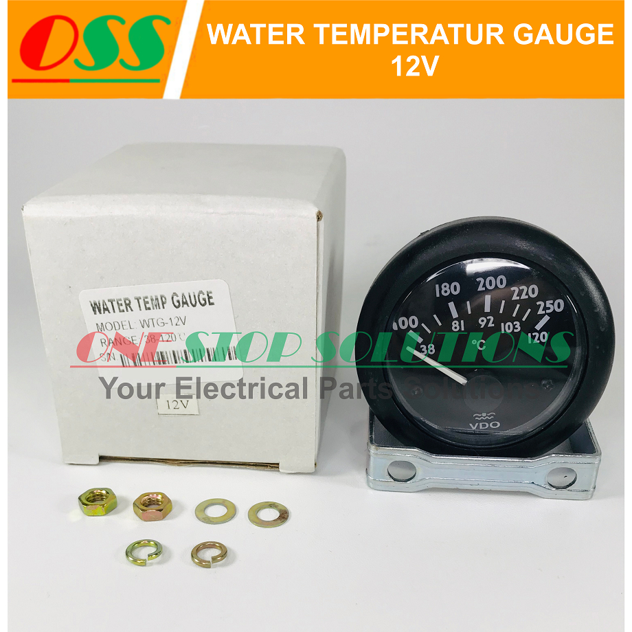 Water Temperature GAUGE 12V VDO WTG-12V GAUGE METER Temperature ...