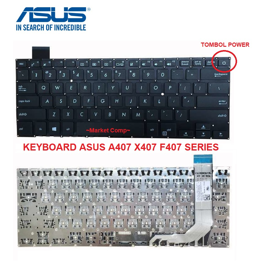 Asus VivoBook X407 X407m X407ma X407ma X407u X407ua X407ub | Shopee ...