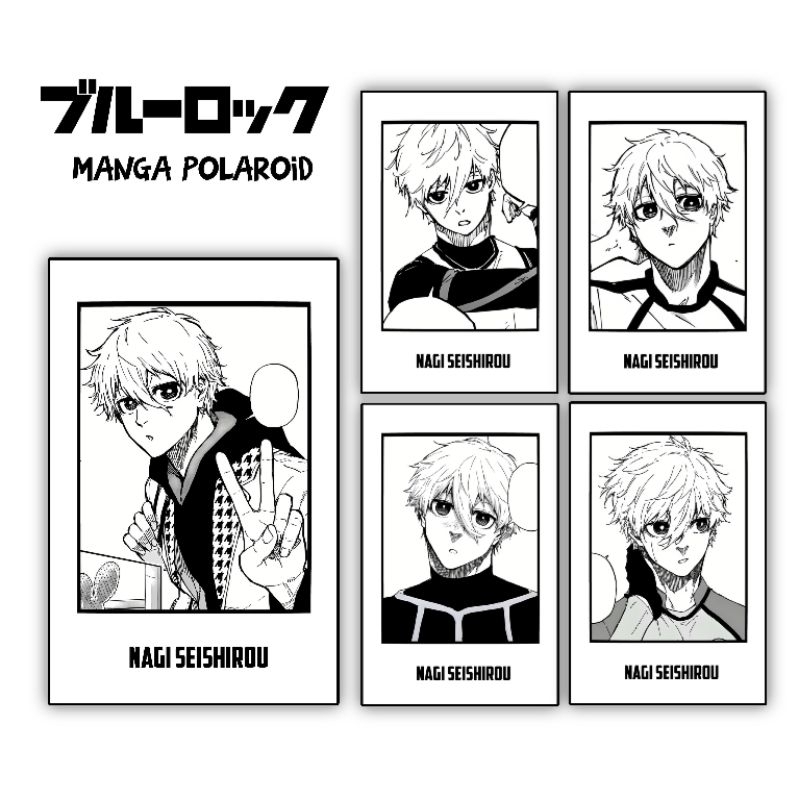 Polaroid Blue Lock Manga | Isagi Bachira Rin Chigiri Nagi | Shopee ...