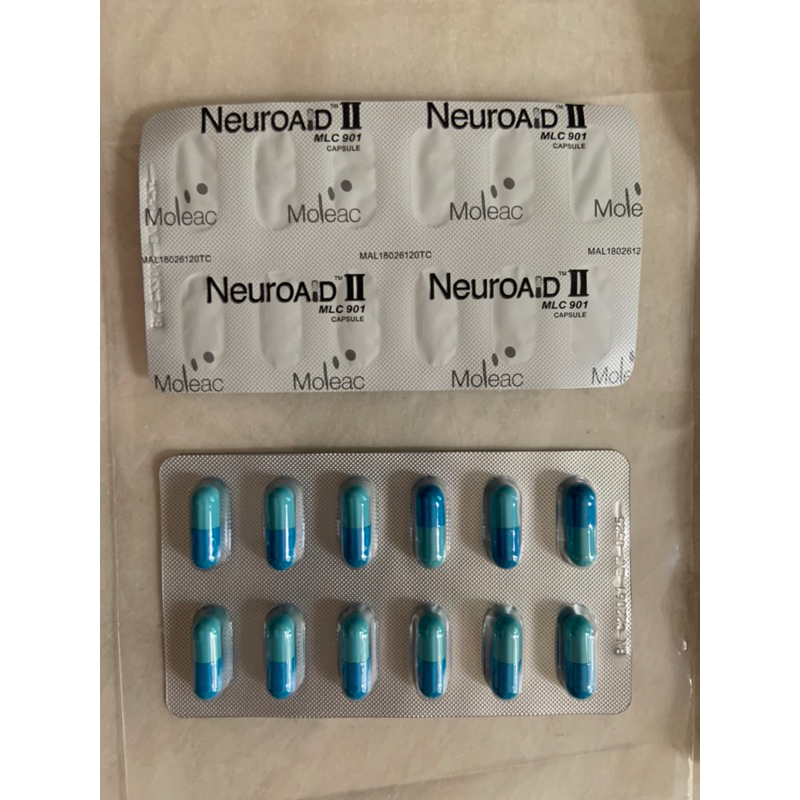 NEUROAID II MLC901 per strip / 12 VEGE CAPS | Shopee Philippines