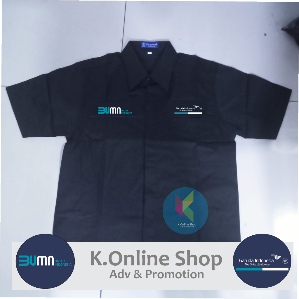 KEMEJA Bumn garuda indonesia skyteam shirt, bumn garuda indonesia ...