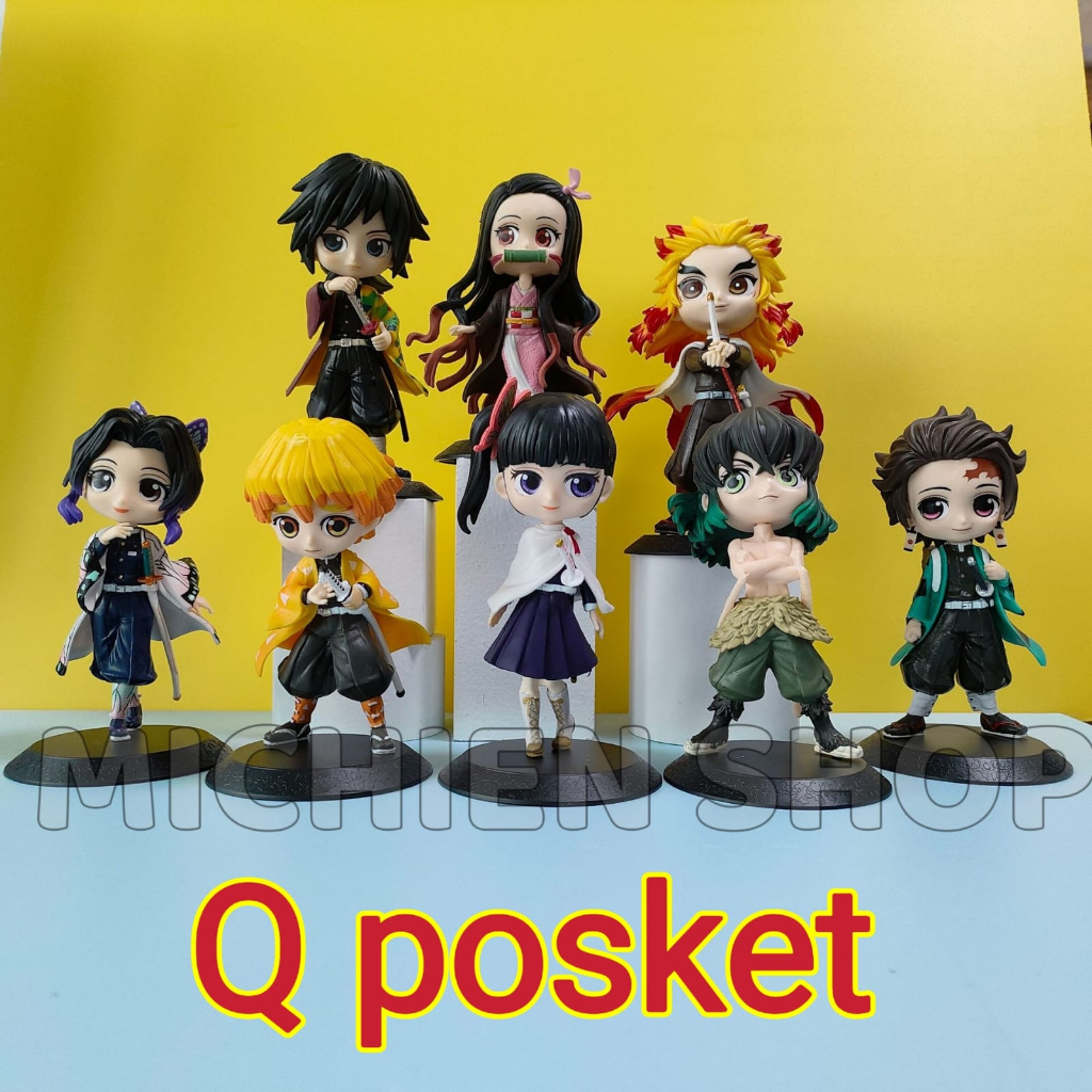 Action FIGURE QPOSKET KIMETSU NO YAIBA DEMON SLAYER Q POSTKET TANJIRO ...