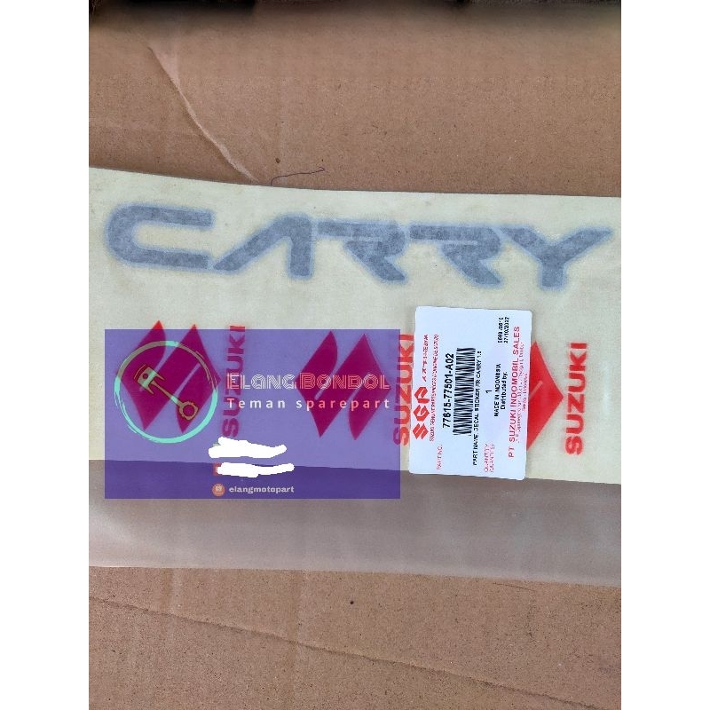 Sticker carry 1.5 original Suzuki genuine part | Shopee Philippines