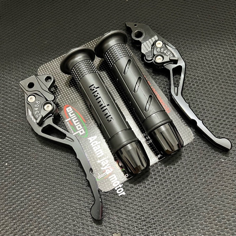 Package 3in1/Handgrip Scales+Jalu full cnc Handlebar+Brake Handle cnc ...