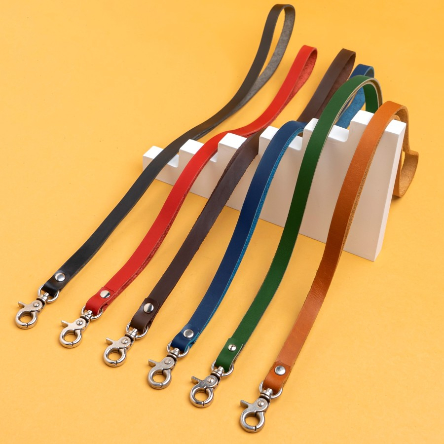 Genuine Cowhide ID Card Strap - Leather Lanyard | Shopee Philippines