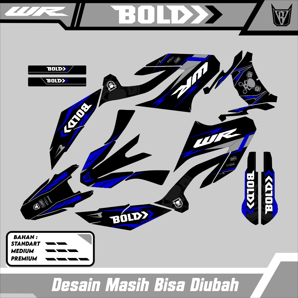 Sticker DECAL Trail YAMAHA WR 155 supermoto 2 | Shopee Philippines