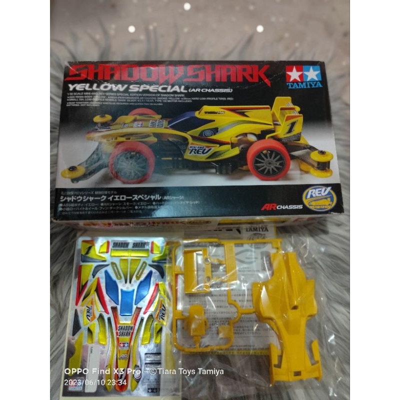 Tamiya 95203 Body Shadow Shark Yellow Special + Decal + Box | Shopee ...
