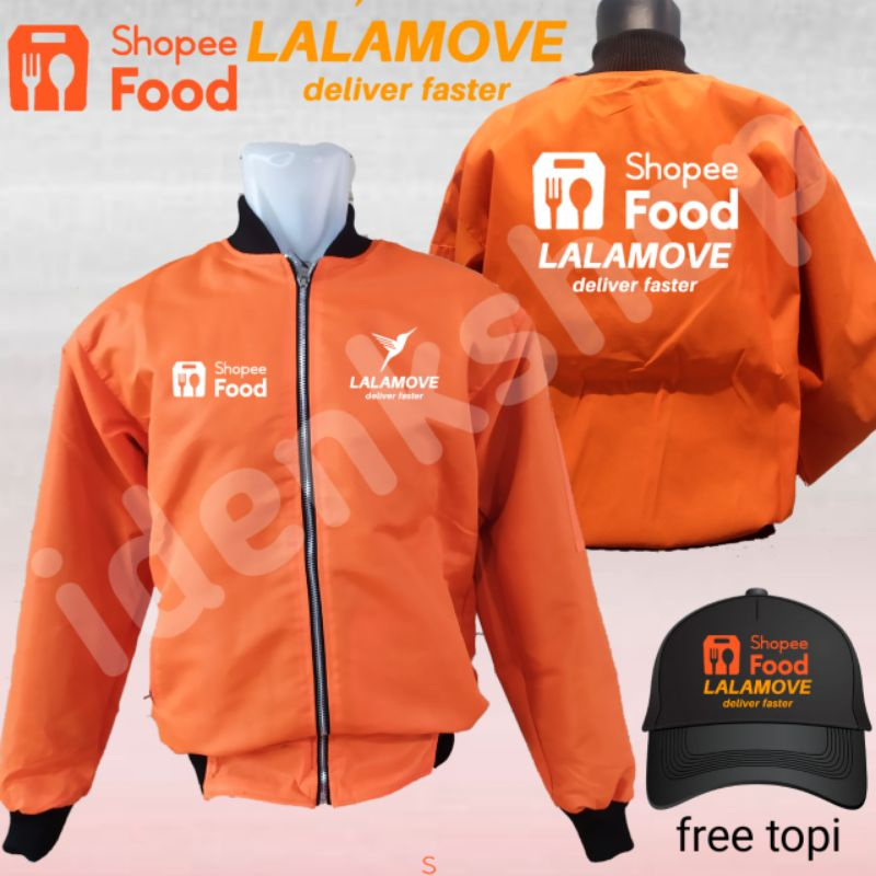 New TASLAND ORANGE 2 DRIVER BOMBER Jacket/LALAMOVE&5H00P3 FREE Hat ...