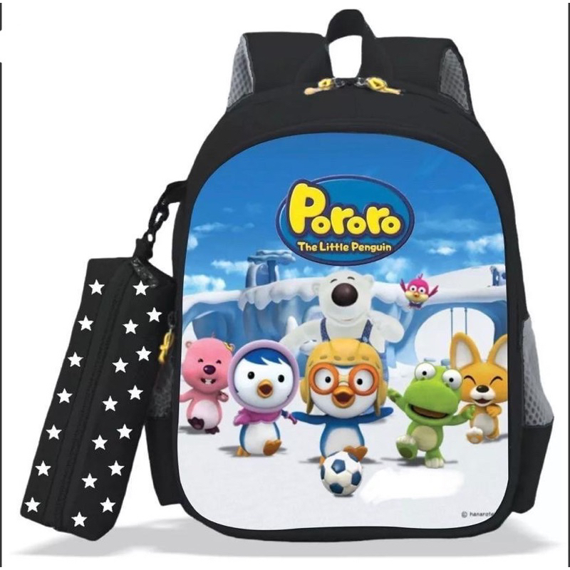 Pororo children's backpack 2in1 children's school bag 2in1 pororo ...
