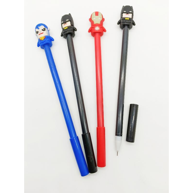 HERO CHARACTER GEL PEN TOPPER BALLPIN | Shopee Philippines