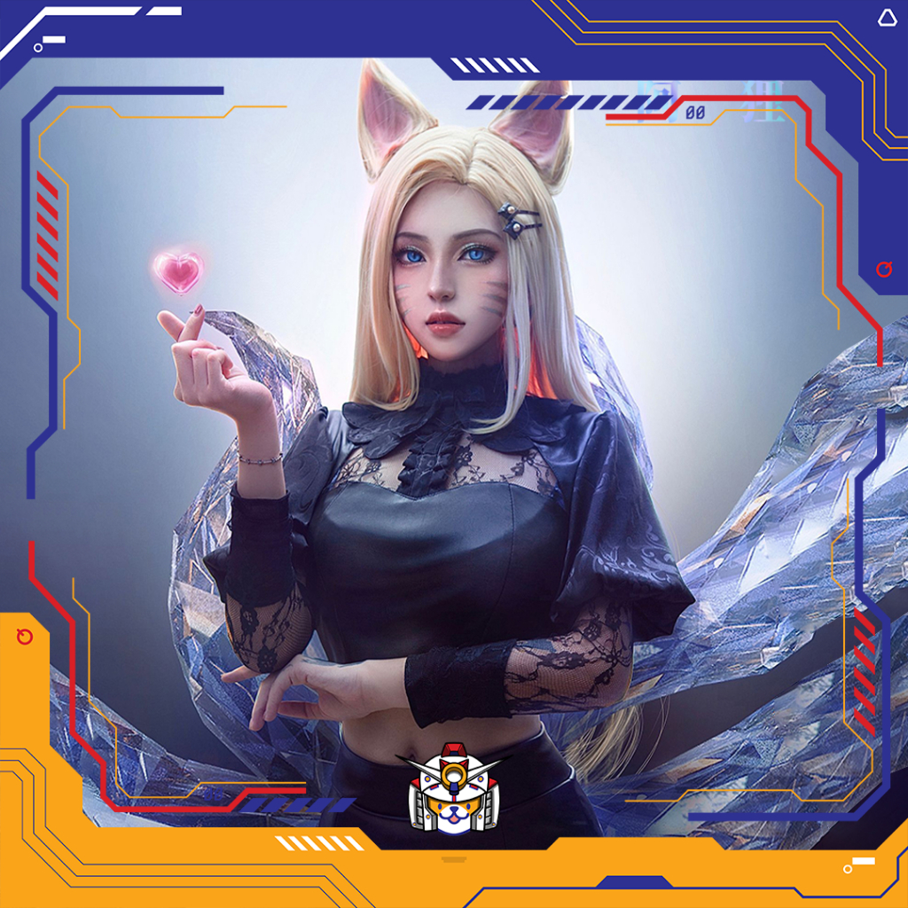 Lol League of Legends KDA new Ahri cosplay clothes suit full style ...