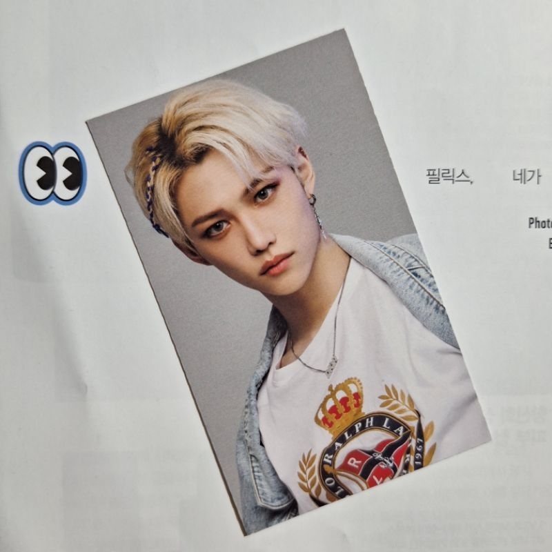 Stray Kids SKZ Felix Nikkei Magazine Japan Photocard PC | Shopee ...