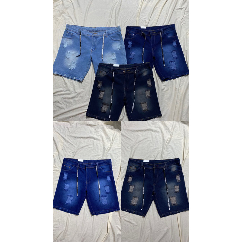 Super jumbo ripped Shorts Fit bb 100kg More Casual Pants Men Waist ...