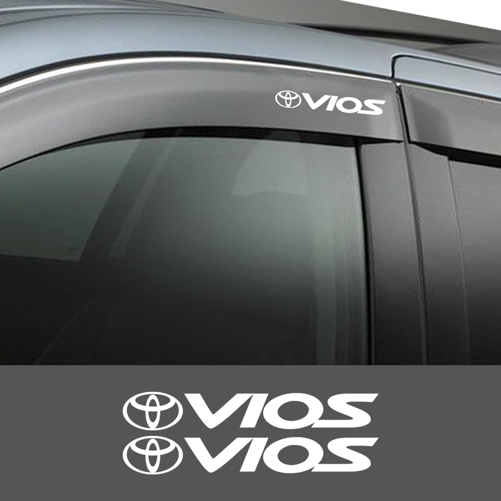 Toyota Vios Car Gutter Sticker - Car Visor Decal Sticker | Shopee ...