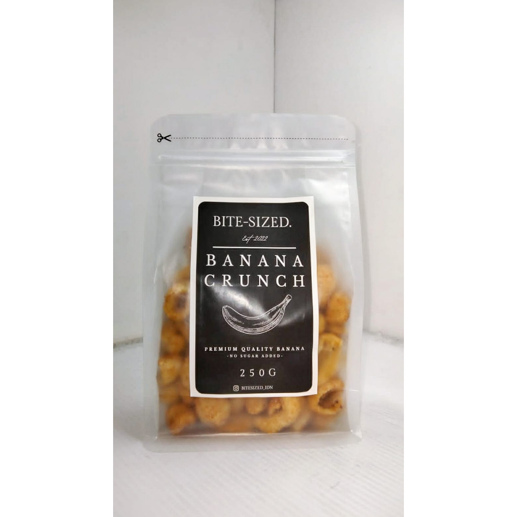 Bite Sized Banana Crunch Premium Rambak Banana Chips Banana Snack Snack ...