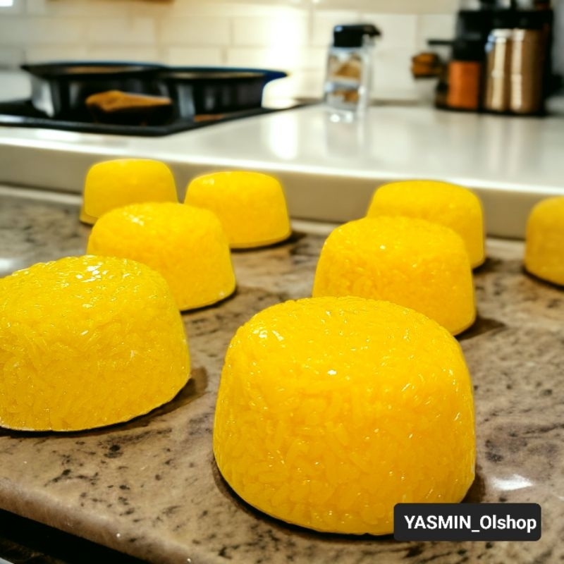 REPLIKA Replica of yellow rice food/yellow rice food dummy/display ...