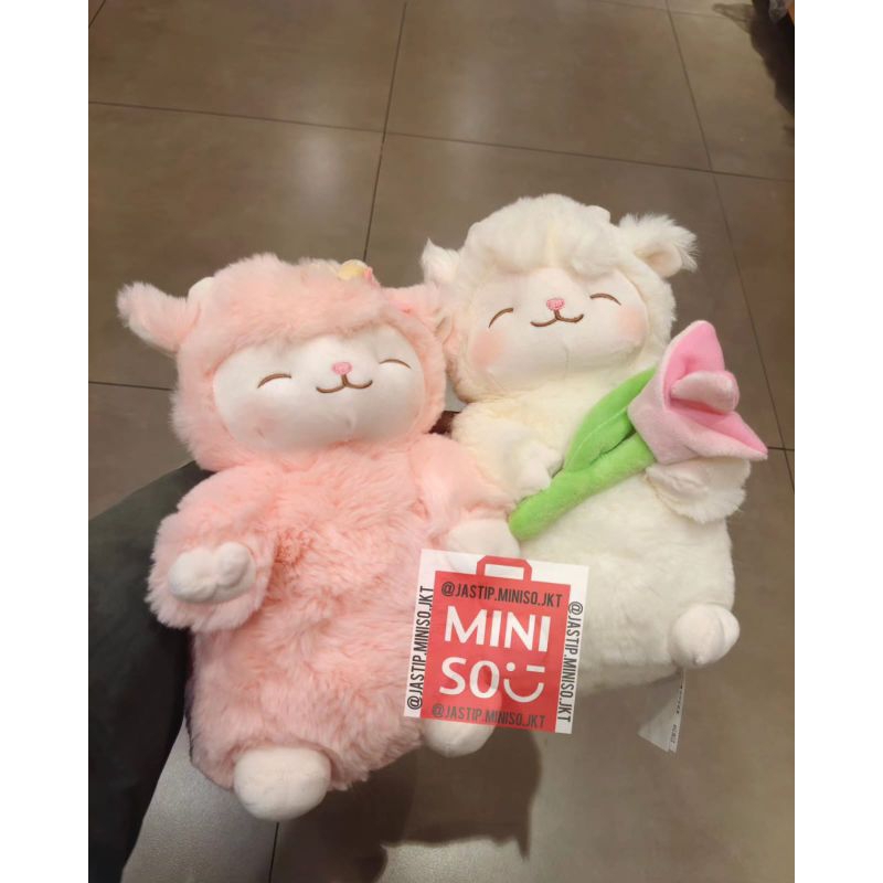 Miniso Doll Lamb Baa Series Warm With Tulip/Sakura (sz.27cm) | Shopee Philippines
