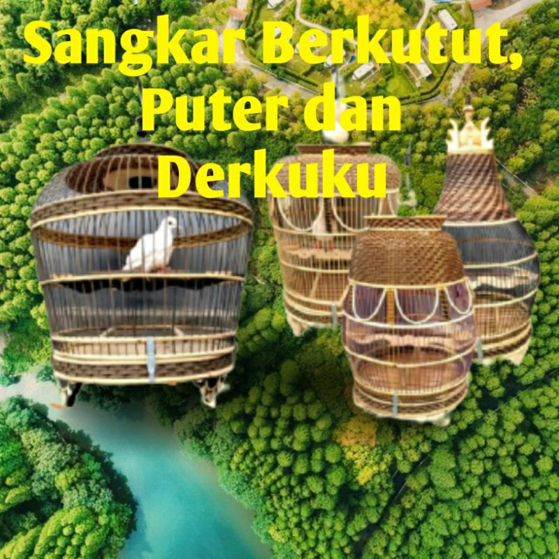 Bird Cage Turtle Cage Bird Cage DERKUKU PUTER Bird Cage New MODEL ...
