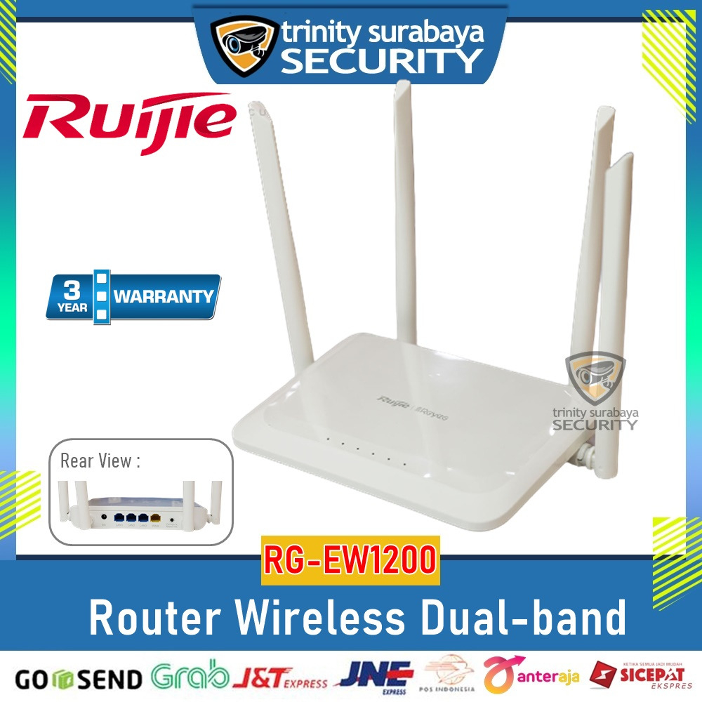 RUIJIE RG-EW1200 Trinity Dual-band Wireless Router | Shopee Philippines