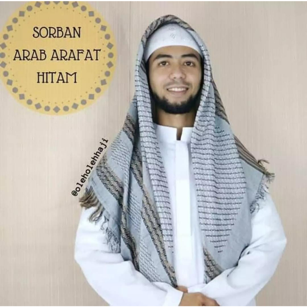 Arafat Arabic Turban Woven Turban By Hajj Umrah | Shopee Philippines