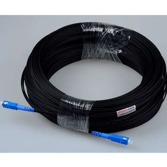 FO Precon Cable 50m Fiber Optic FTTH Cable PreConnector 1 Core 3 Seling ...