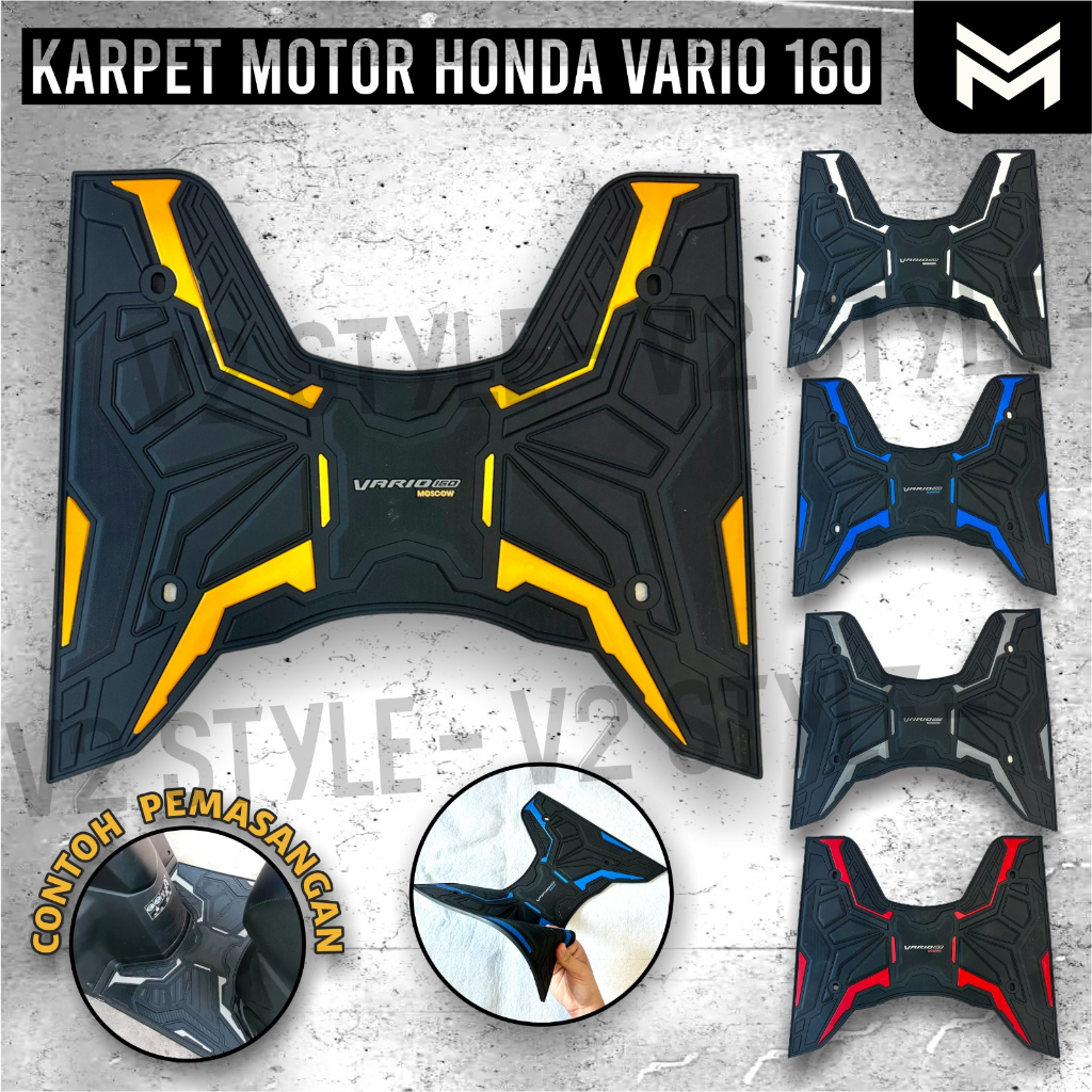 Vario 160 Carpet NEW 2021 2022 2023 Floor MATT Honda 160 ABS CBS ISS ...
