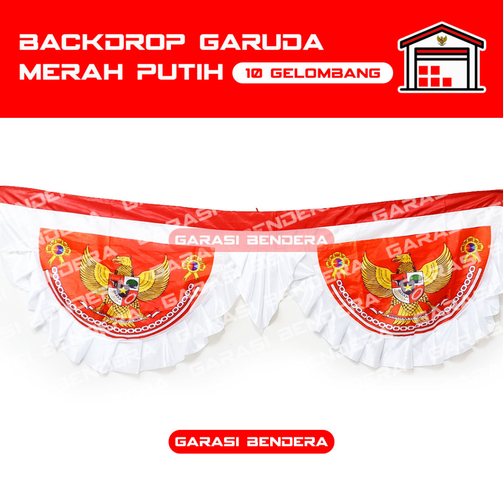 MERAH RED AND WHITE BACKDROP GARUDA INDONESIA FLAG BACKGROUND FLAG 10 ...