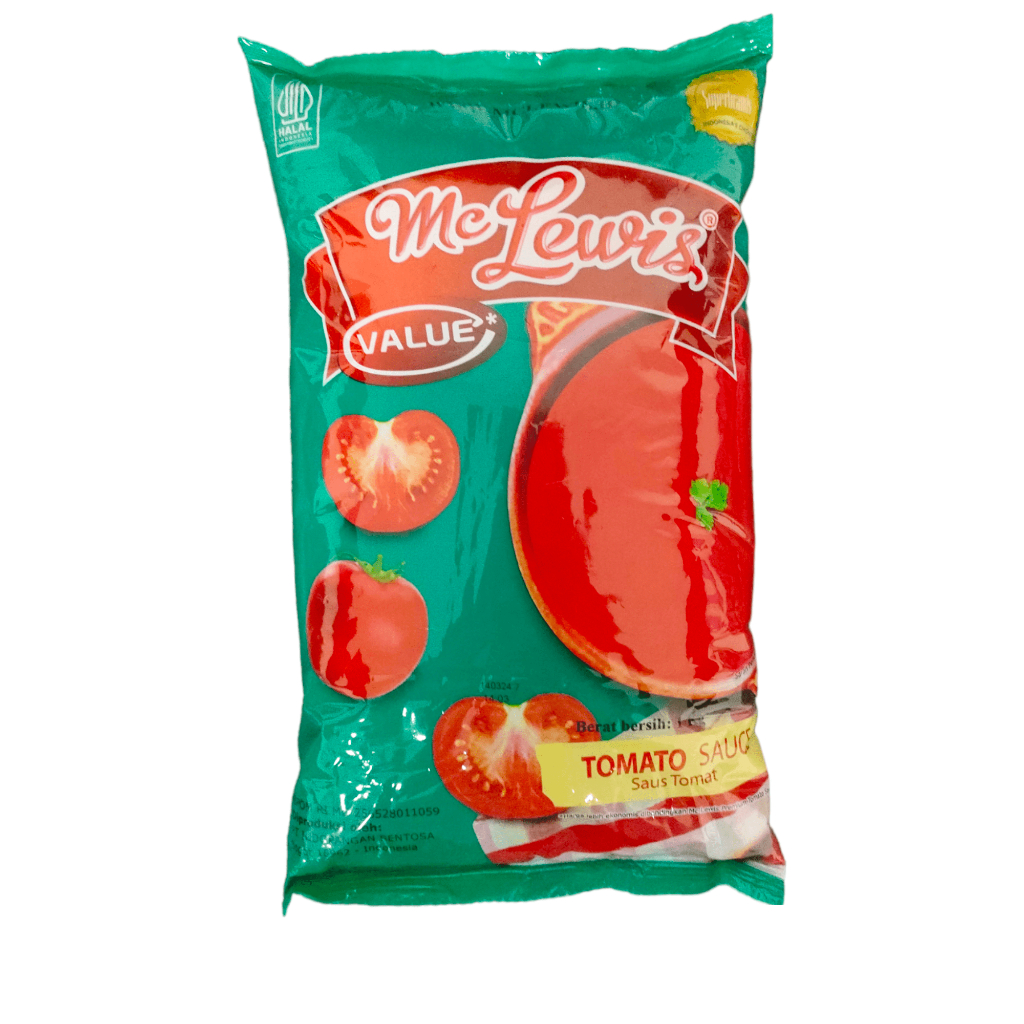 Tomato Sauce Value 1kg/Mc Lewis Tomato Ketchup Value 1kg | Shopee ...