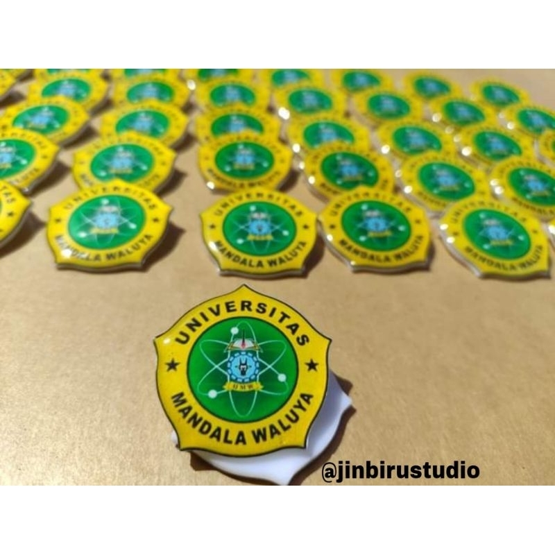 Custom acrylic community party school logo pins/emblems/medals | Shopee ...