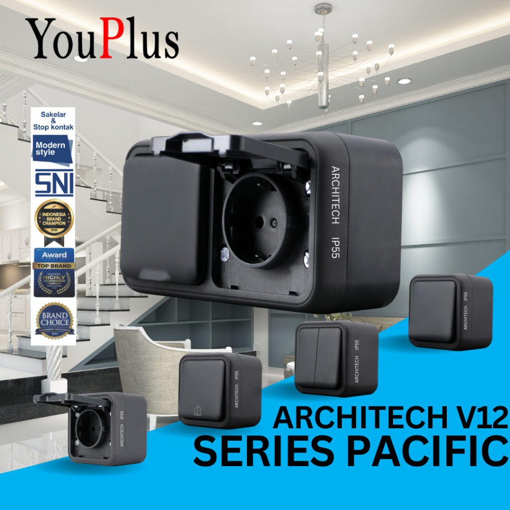 Architech V12 PACIFIC SERIES / V12 PACIFIC BLACK switch | Shopee ...