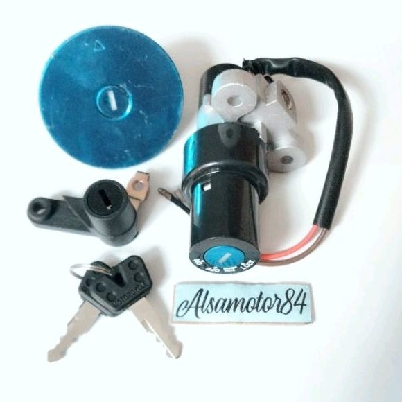 Ignition key key set Assy plus old bison Byson tank cover Complete ...