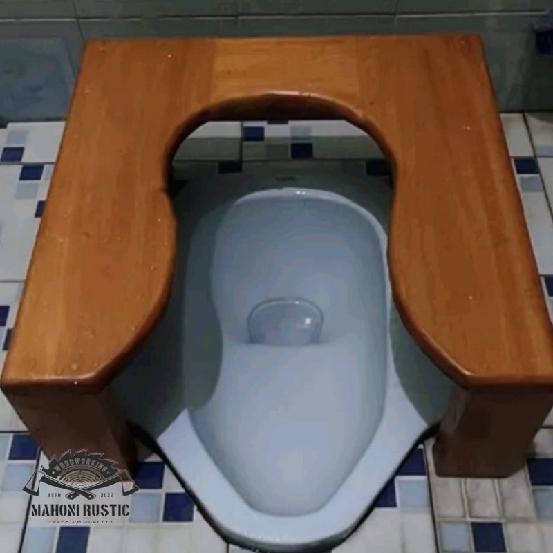 KAYU Closet chair 45×45×20 portable wooden sitting toilet Squatting ...