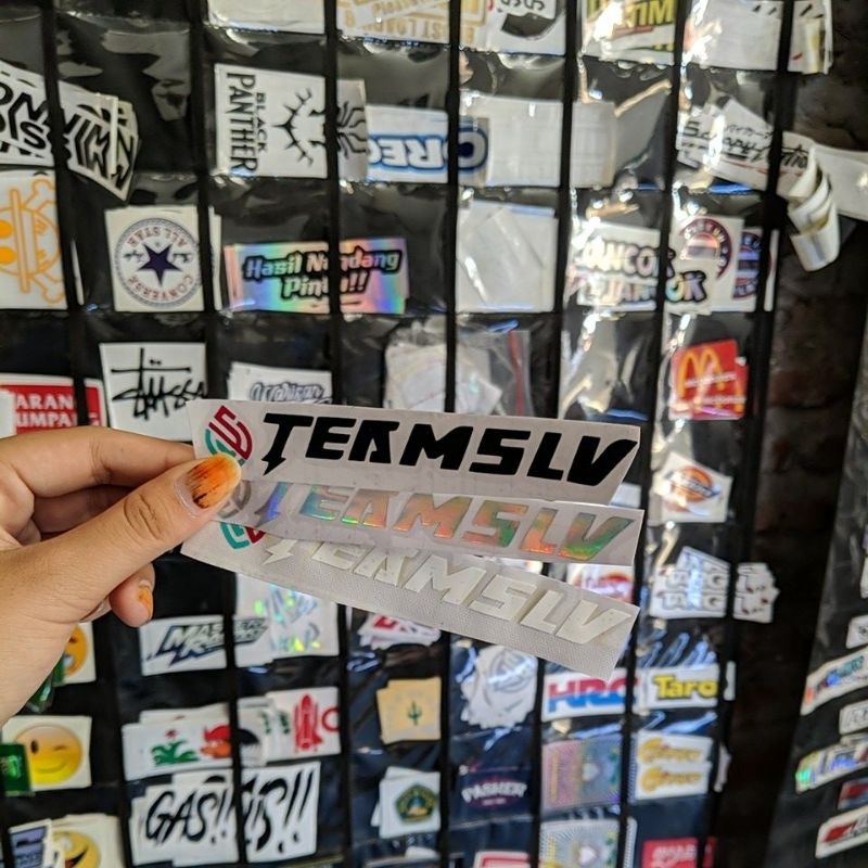 Teamslv JDM LOGO STICKER | Shopee Philippines