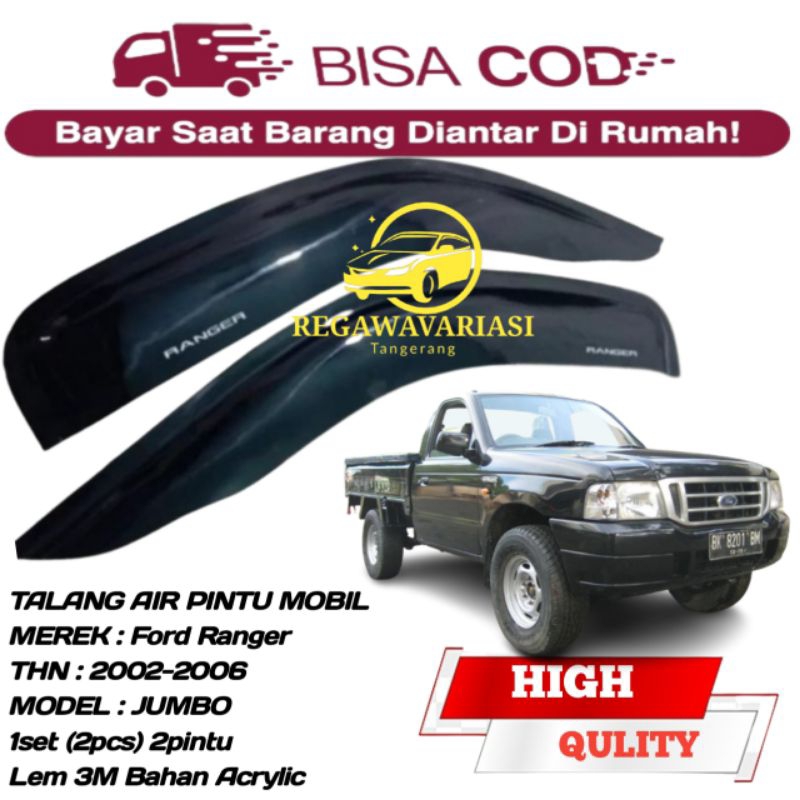 Old Ford Ranger Car Gutters 2002-2006 jumbo model 2 Doors | Shopee ...