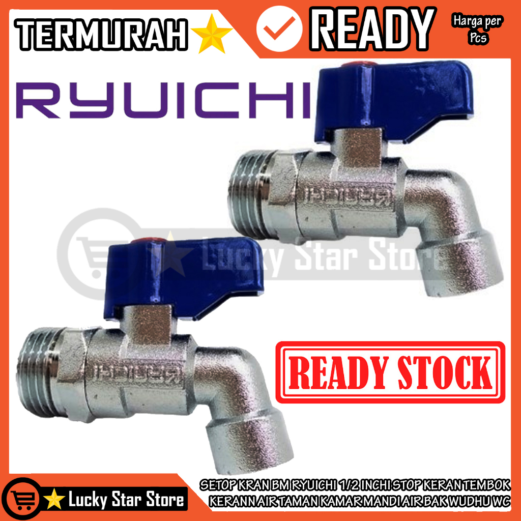 Setop Faucet Wall Wall Wall Stop Faucet BM RYUICHI 1/2 Inch Faucet ...