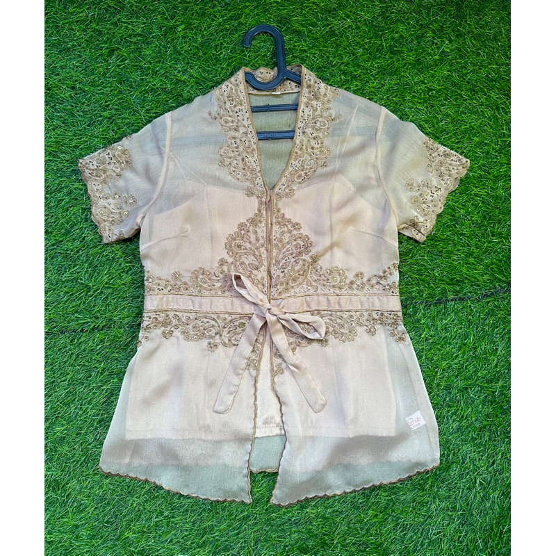 Modern Short Sleeve Kebaya | Shopee Philippines
