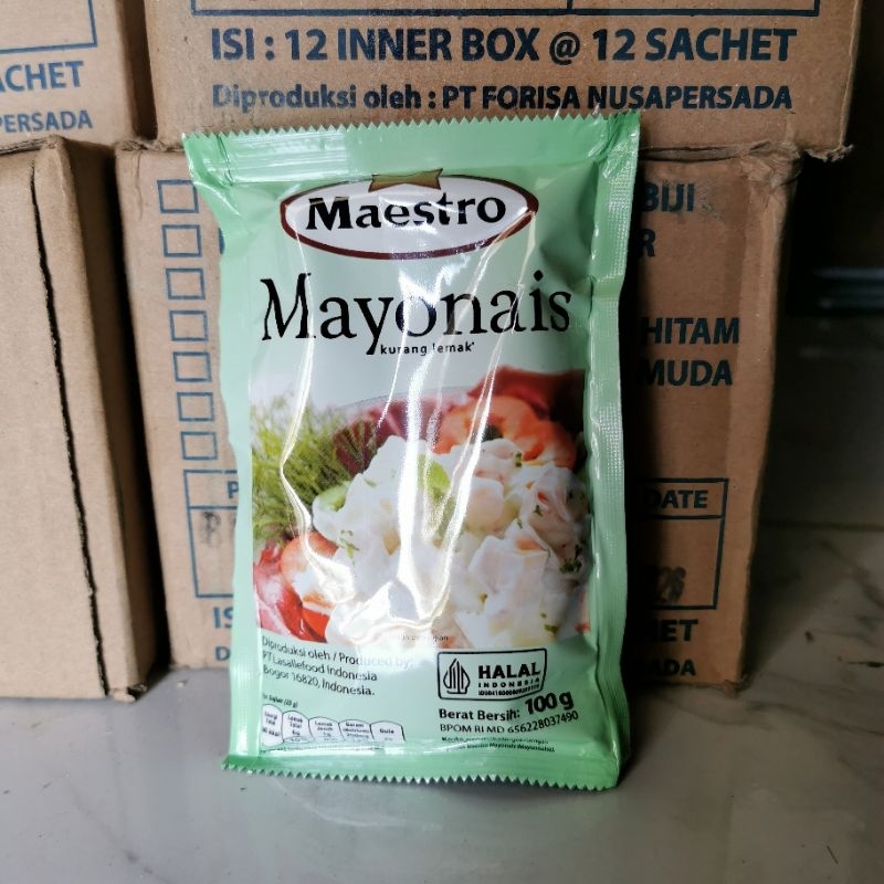 Maestro Mayonais 100gr - Low Fat Mayonnaise | Shopee Philippines