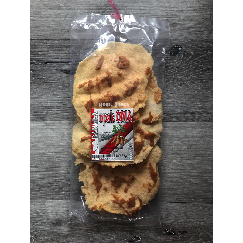 MERAH Bangka Red Sugar Opak, Oma Brand, 7 Halal Contents Bangka's ...