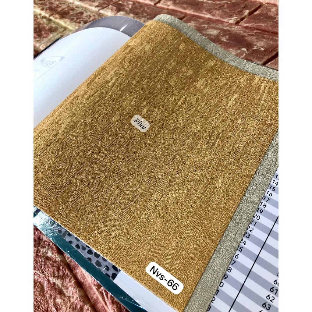 Wallpaper Wall MOTIF Plain Fiber Abstract Embossed NOVUS | Shopee ...