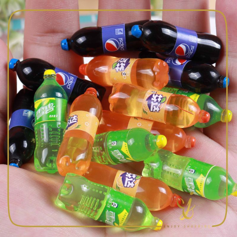 Ej - Miniature Bottle Minus 1:12 | Miniature Coca-Cola Drink | Pepsi ...