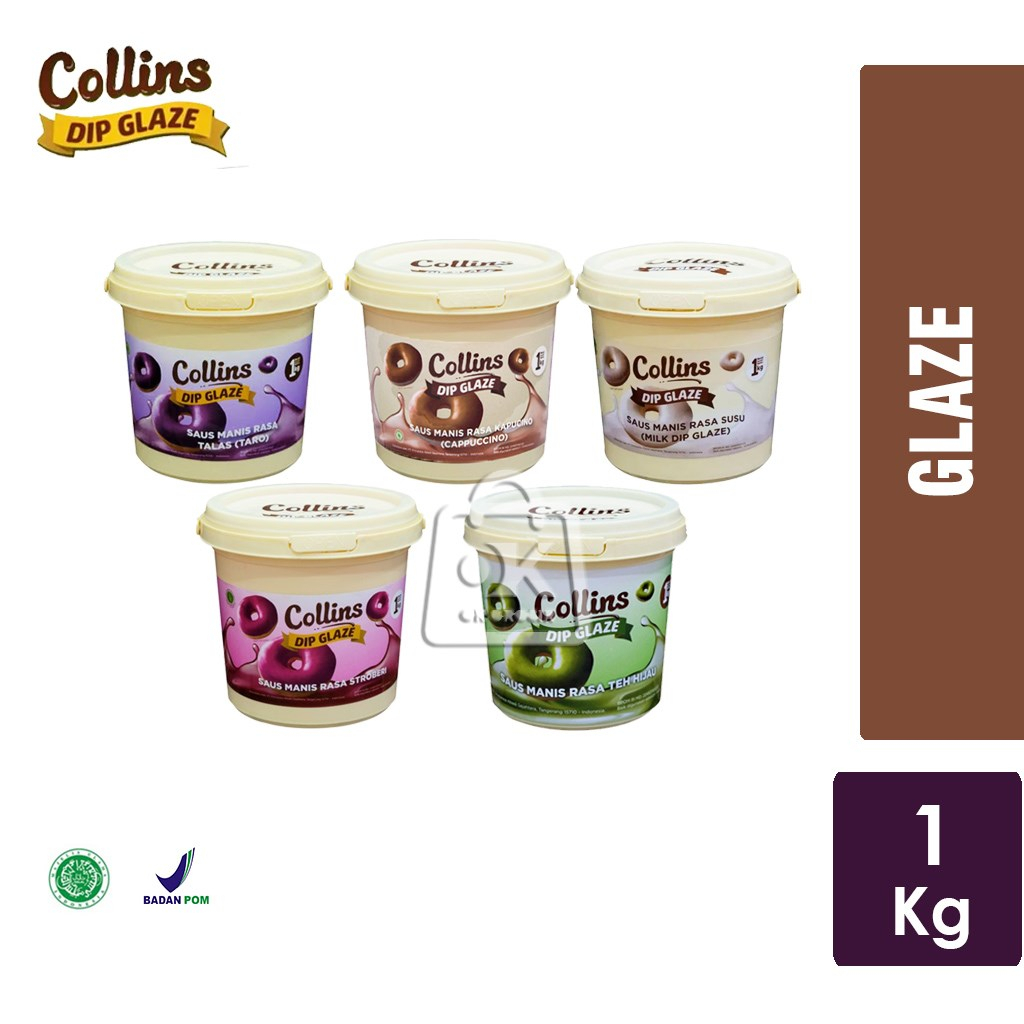 Collins Dip Glaze/Glaze Donut Topping [1Kg] | Shopee Philippines