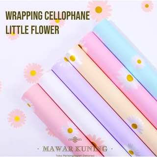 [5 Sheets] Wrapping Cellophane Little Flower/Cellophane Paper Flower ...