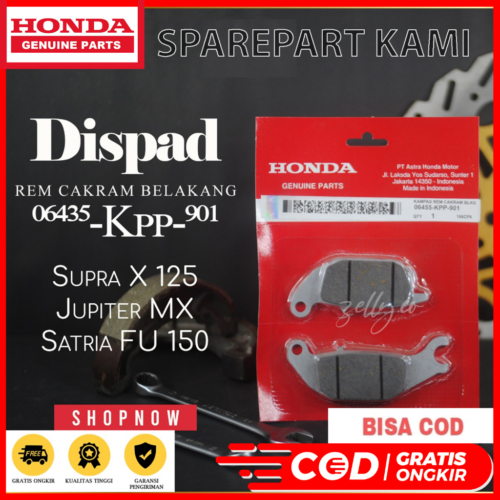 Dispad DISKPAD / REAR BRAKE CAMP SUPRA X 125 FI BATMAN SUPRA | Shopee ...