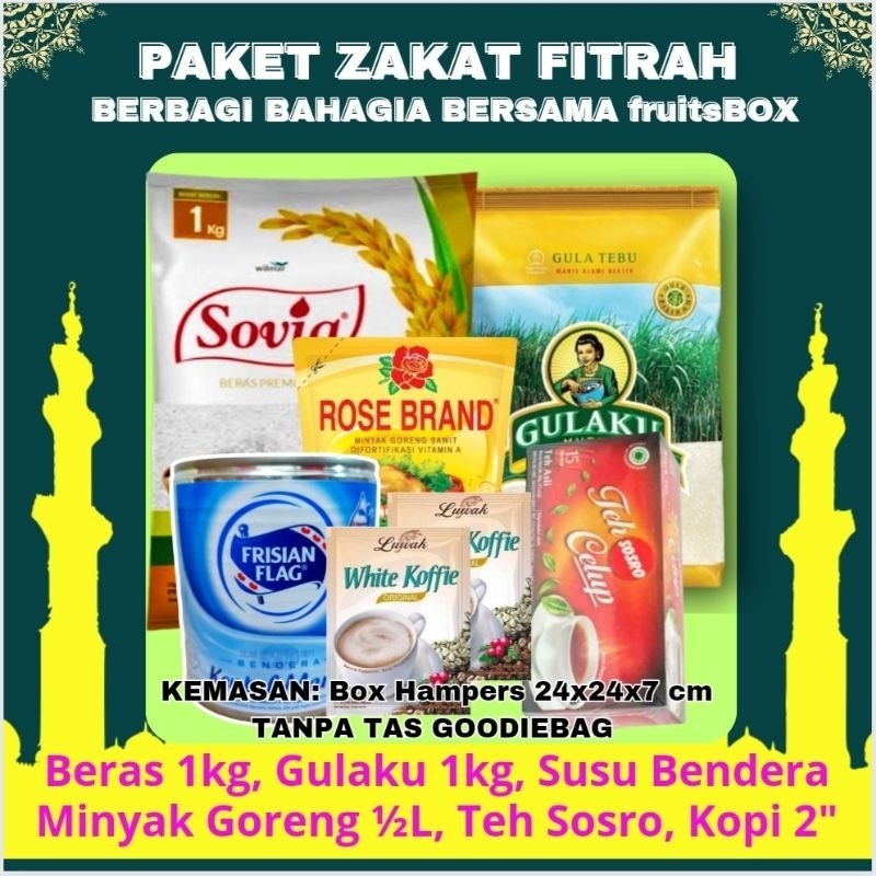 Zakat Fitrah Food Package 387 Hampers Ramadan Parcel Eid Filled with ...